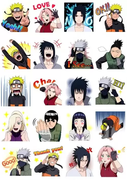 Стикеры виниловые Наруто No.1 - купить недорого